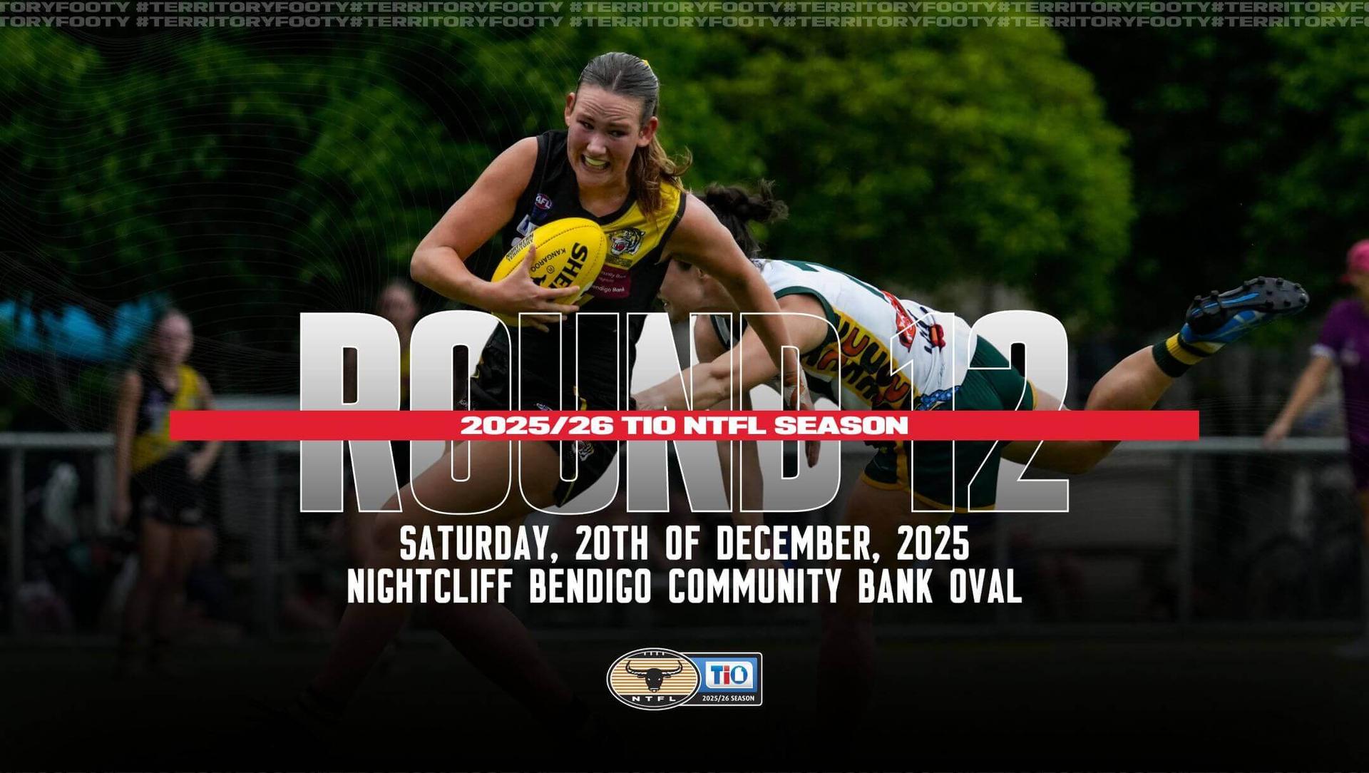 Event details for Round 12: 2025/26 TIO NTFL Season (Saturday, the 20th ...